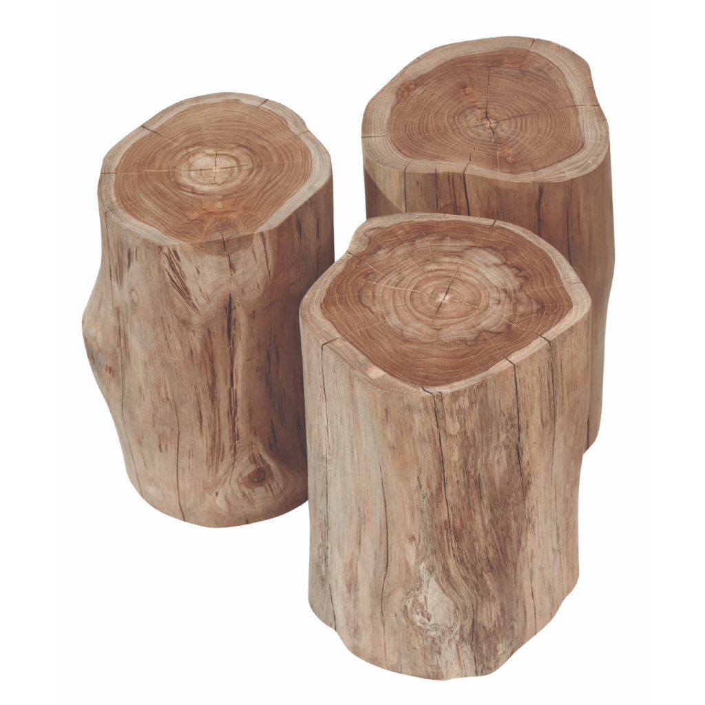 Gloster Raw Teak Stool/Side Table – Luxury Outdoor Living