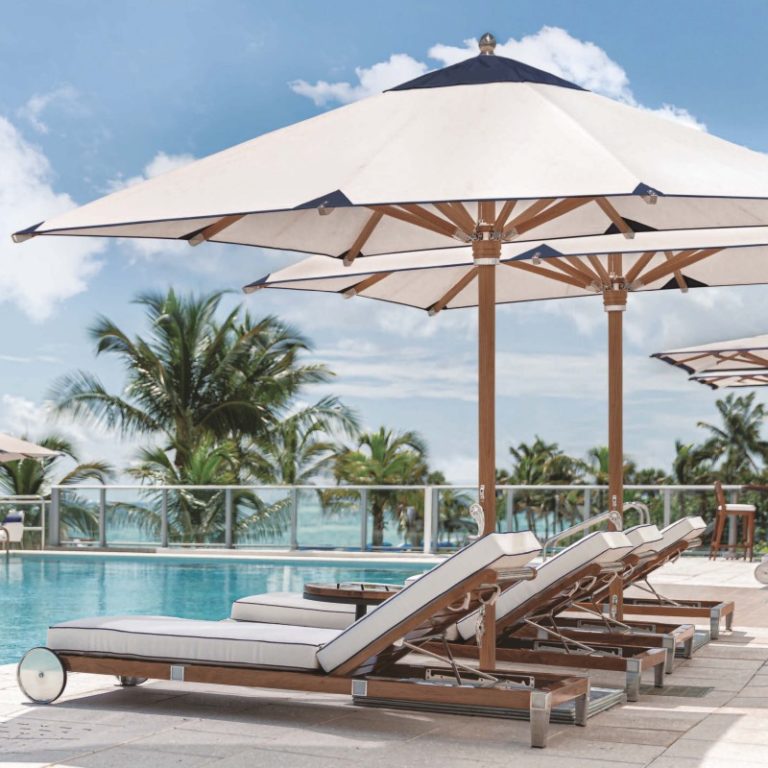 Tuuci Nautical Teak Hardwood Parasol – Luxury Outdoor Living