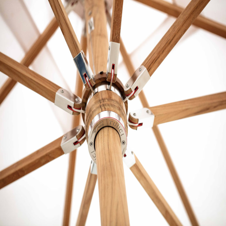 Tuuci Nautical Teak Hardwood Parasol – Luxury Outdoor Living